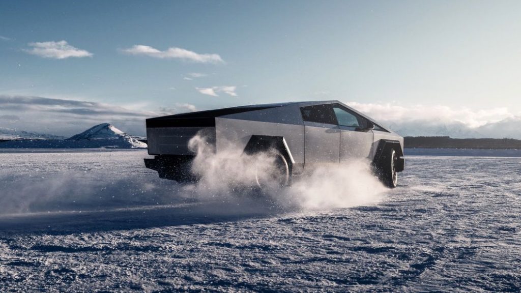 Le Cybertruck filmé en pleine accélération : 0 à 100 km/h en 4 secondes